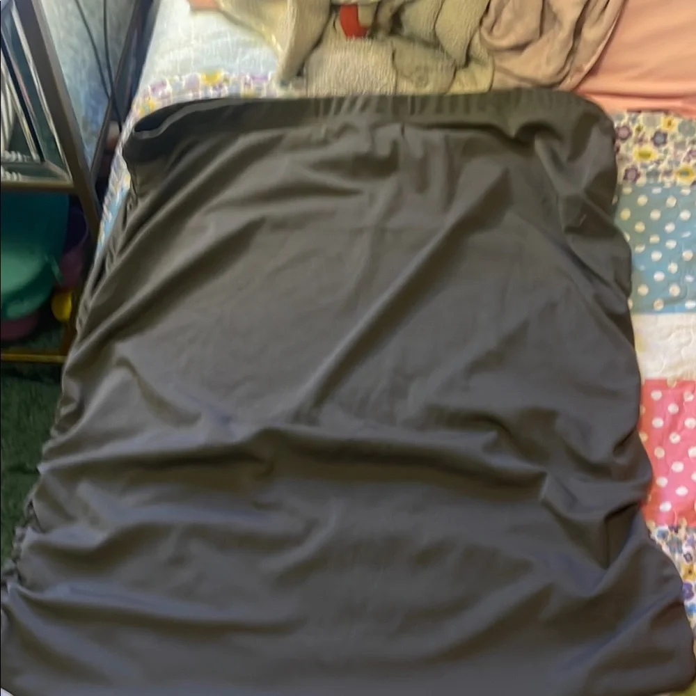 SHEIN | Skirts | Shein Black Draped Skirt | Poshmark